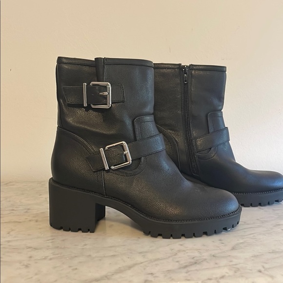 Mix No. 6 | Shoes | Dsw Mix No 6 Sassana Black Moto Buckles Zipper ...